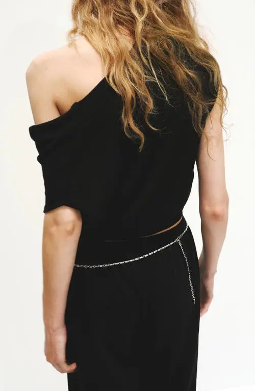 Mango Draped Neck Sweater