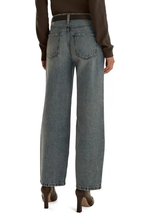 FAVORITE DAUGHTER The Mercer Mid Rise Easy Straight Leg Jeans