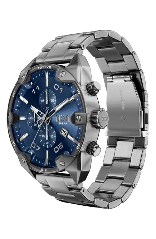 DIESEL® Spiked Chronograph Bracelet Watch