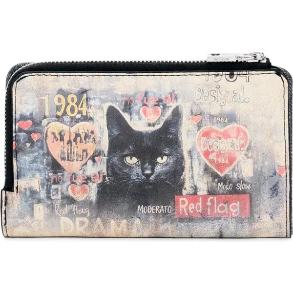 Desigual Medium Printed Zip Around Wallet