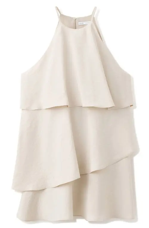 Mango Ruffled Modal Blend Dress