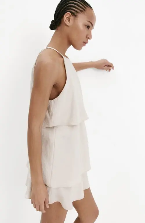 Mango Ruffled Modal Blend Dress