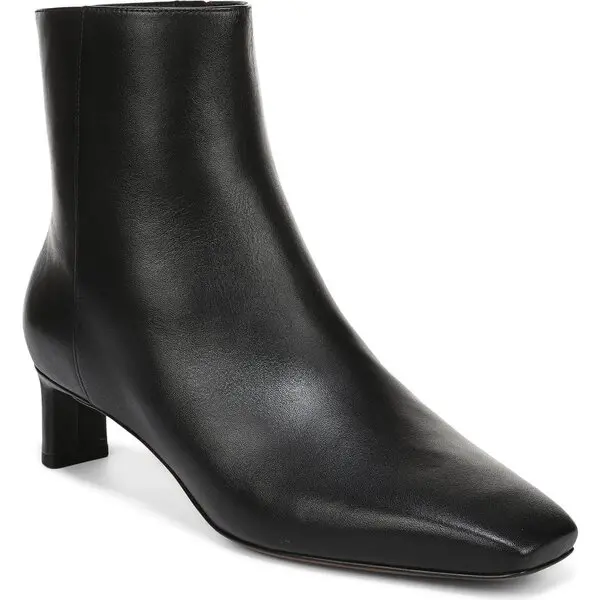 Vince Lilith Leather Bootie - Black