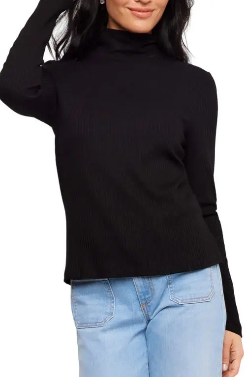 Karen Kane Ribbed Turtleneck Top