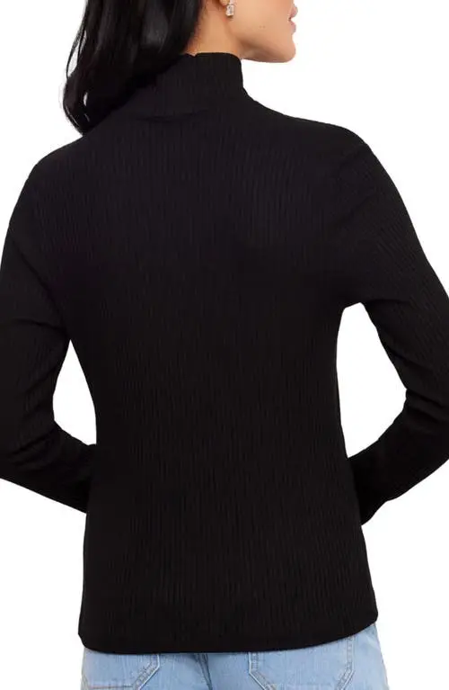 Karen Kane Ribbed Turtleneck Top