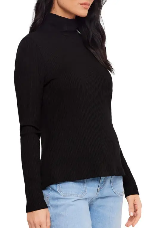 Karen Kane Ribbed Turtleneck Top
