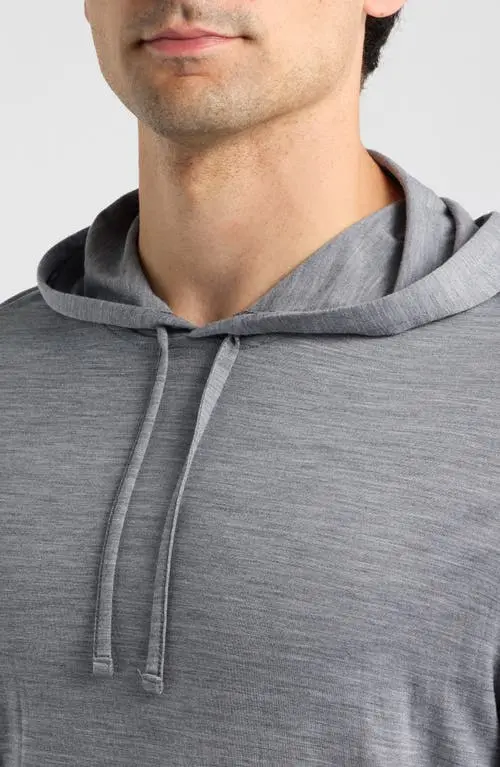 Johnnie-o Merino Wool Hoodie - Carbon