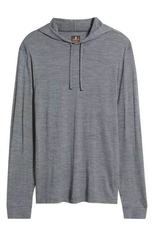 Johnnie-o Merino Wool Hoodie - Carbon