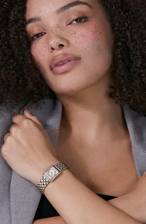 OLIVIA BURTON Berkley Square Crystal Embellished Two-tone Watch - Silver White