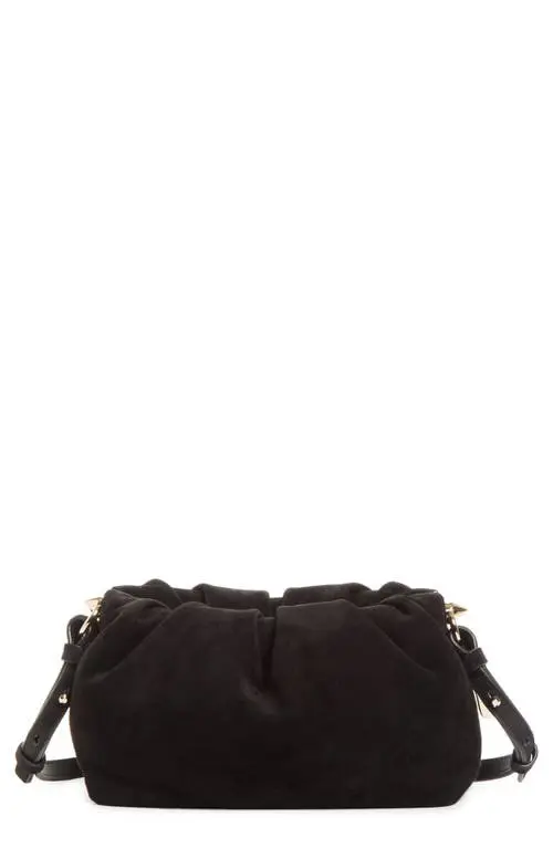 CHRISTIAN LOUBOUTIN Mini Eva Suede Crossbody Bag - Bk01 Black
