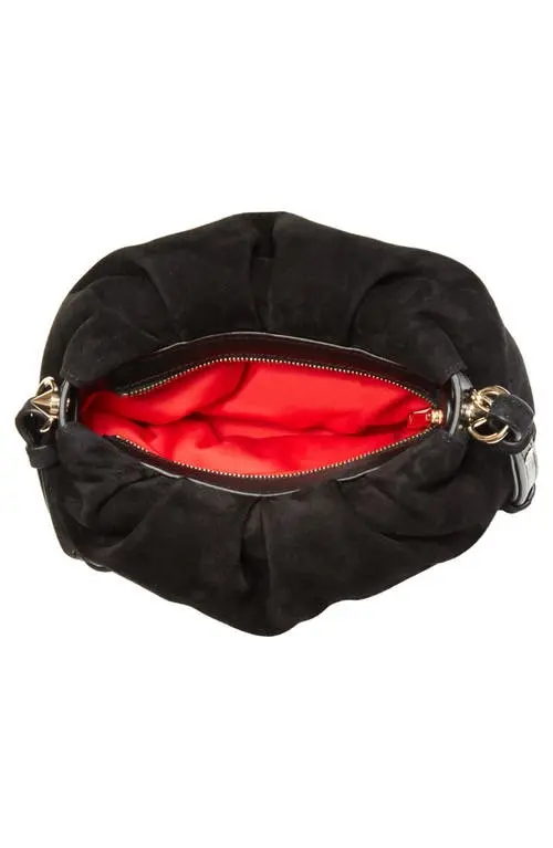 CHRISTIAN LOUBOUTIN Mini Eva Suede Crossbody Bag