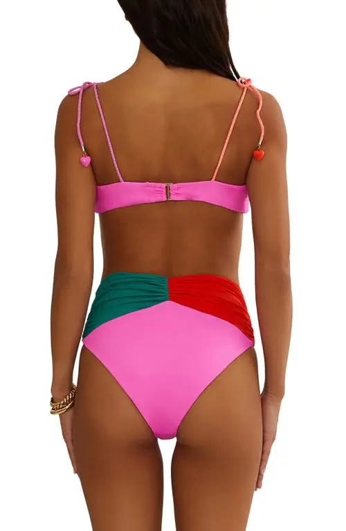 Beach Riot Lena Colorblock Bikini Bottoms