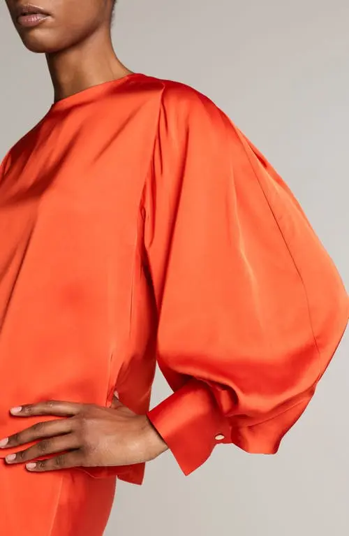 Vince Tie Back Satin Top