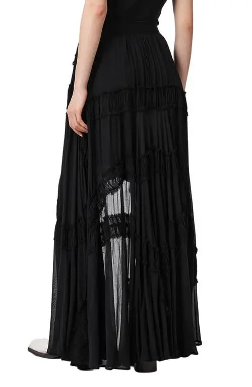 ALLSAINTS Dorina High Low Skirt