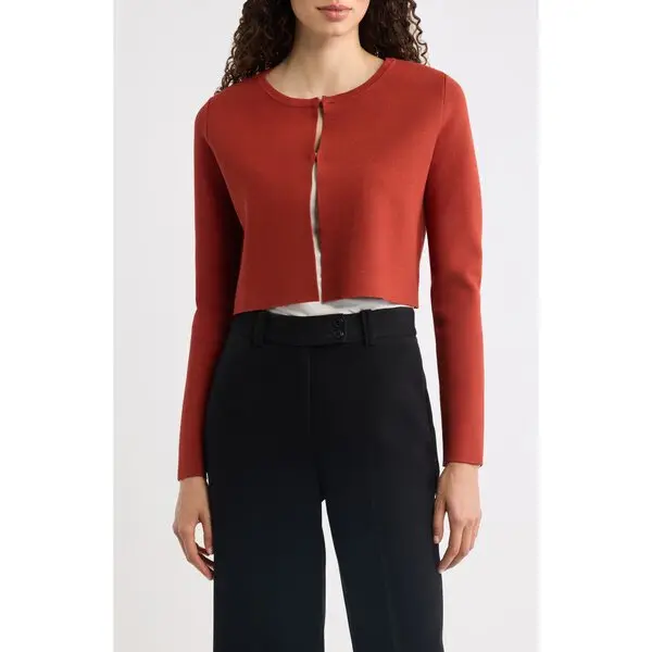 Elie Tahari The Kailany Cardigan - Toasted Saffron