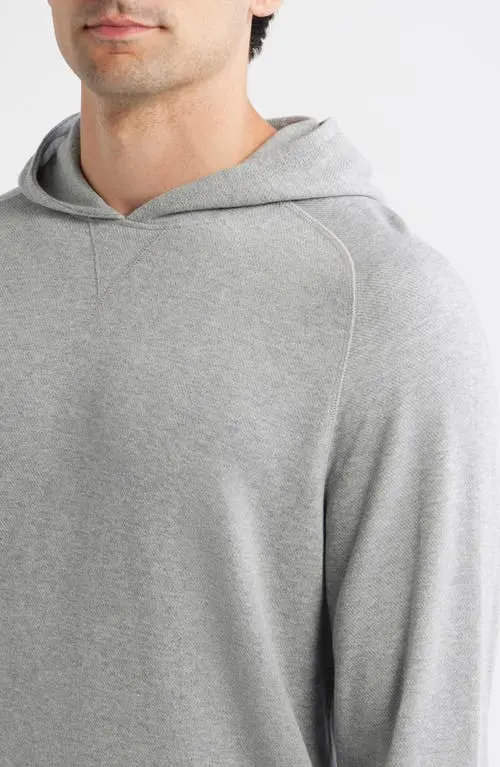 Johnnie-o Cotton Blend Hoodie - Light Gray