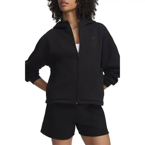 Under Armour Unstoppable Fleece Full Zip Hoodie - Ultimate Black
