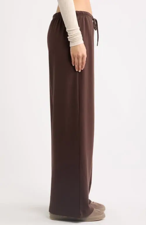 Bp. Wide Leg Sweatpants - Brown Coffee