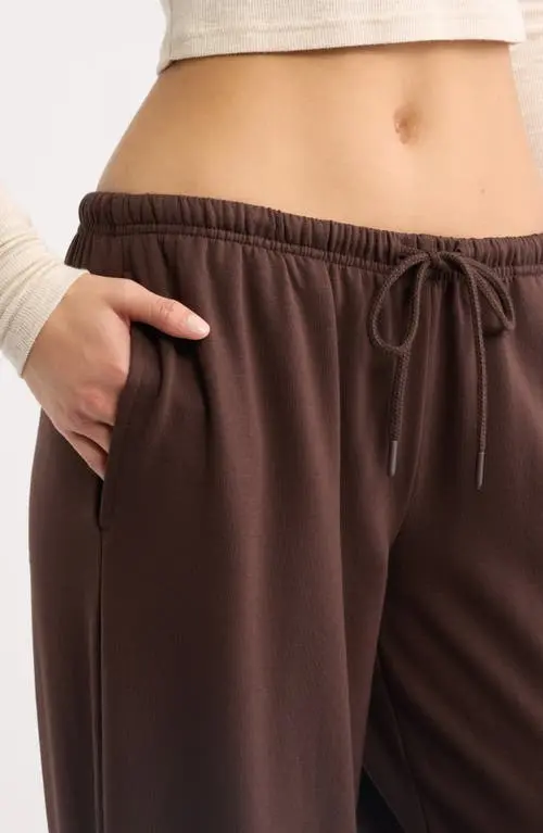 Bp. Wide Leg Sweatpants - Brown Coffee