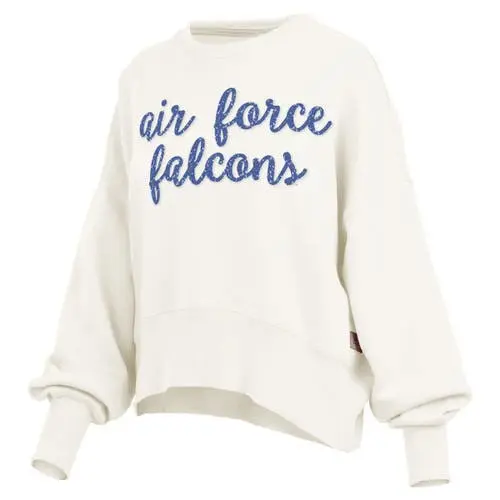 PRESSBOX Air Force Falcons Oversized Pullover Sweatshirt