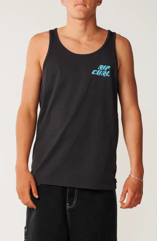 Rip Curl Disorder Legacy Cotton Tank - Washed Black