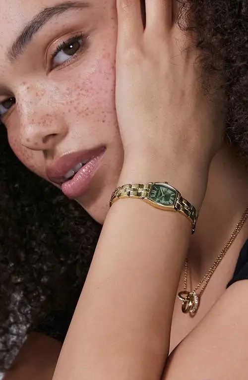 OLIVIA BURTON Cambridge Quartz Bracelet Watch With Roman Numerals - Evergreen