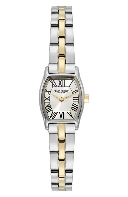 OLIVIA BURTON Cambridge Quartz Bracelet Watch With Roman Numerals - Ivory