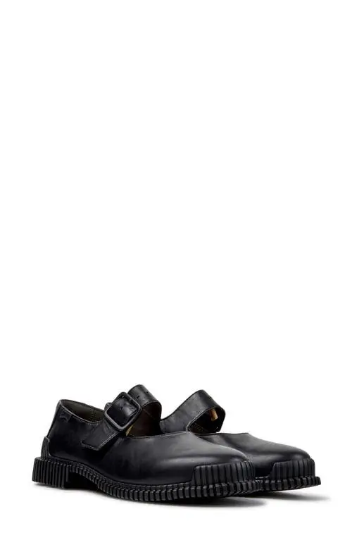 Camper Pix Mary Jane Flat - Black