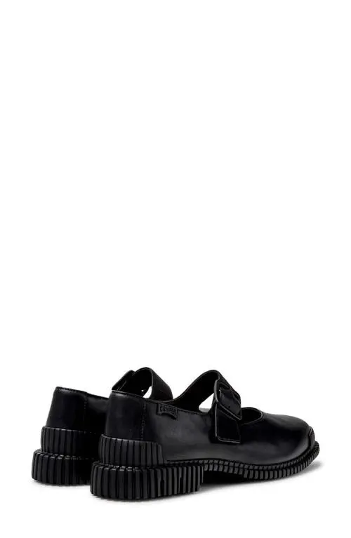 Camper Pix Mary Jane Flat - Black