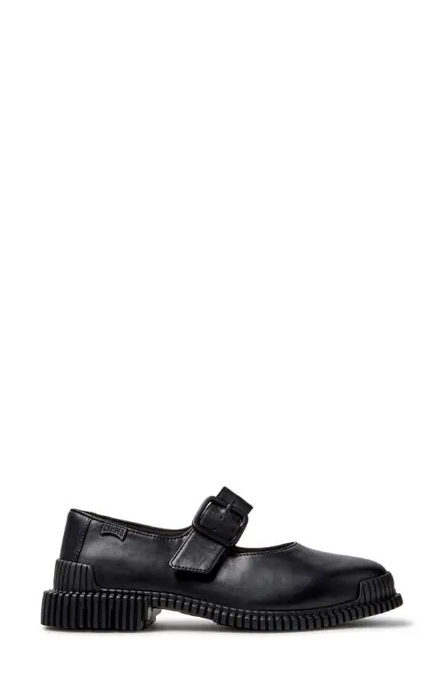 Camper Pix Mary Jane Flat - Black