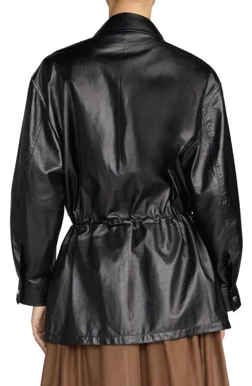 FRAME The Leather Safari Jacket