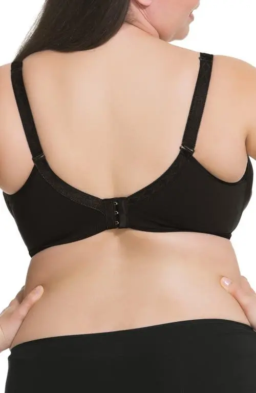 SUGAR CANDY BRA Sugar Candy Wireless Seamless Lounge Bra - Black