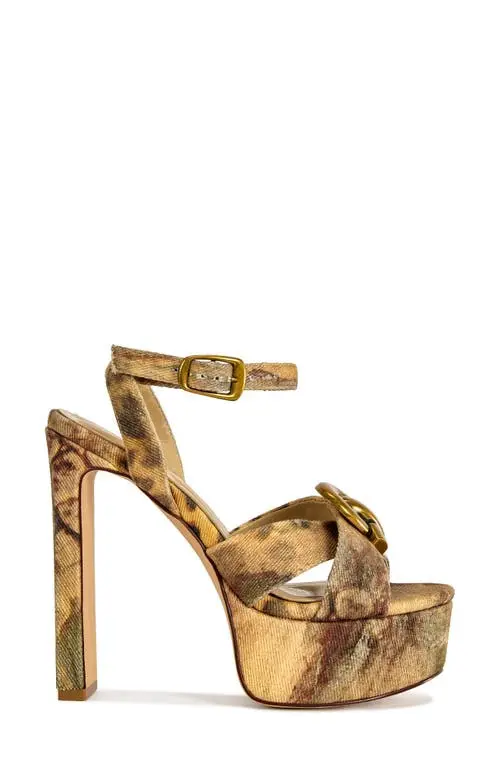 AZALEA WANG Uma Block Heel Sandals