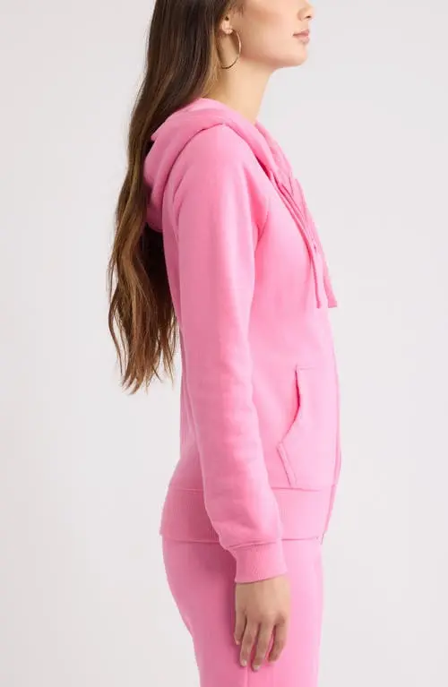 Bp. Slim Fit Zip Hoodie - Pink Aurora
