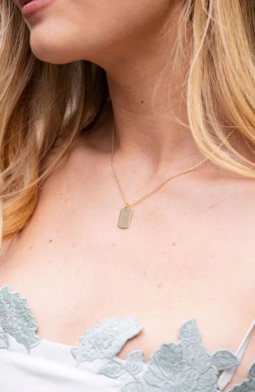 BROOK & YORK Lola Tag Pendant Necklace