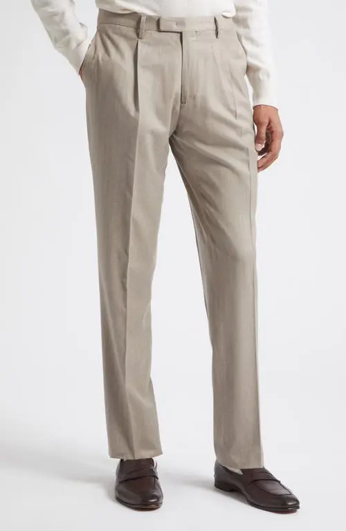 Boglioli Herringbone Stretch Virgin Wool Suit