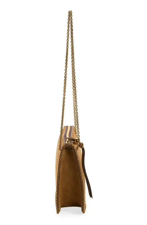 Etro Patch Suede Crossbody Clutch