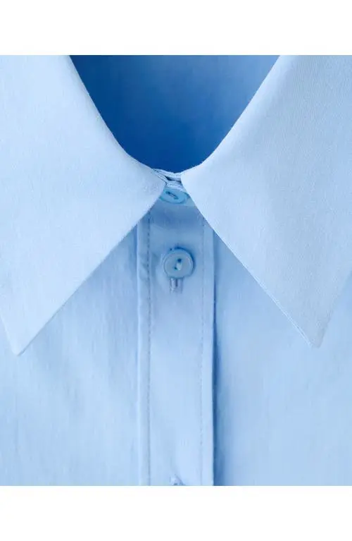 Mango Fitted Short Sleeve Button-up Shirt