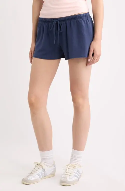 Bp. Narrow Drawstring Sweat Shorts - Navy Indigo