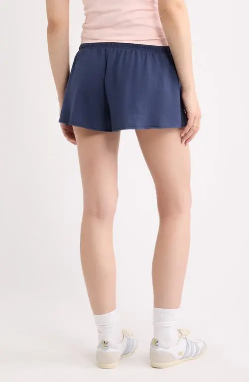 Bp. Narrow Drawstring Sweat Shorts - Navy Indigo