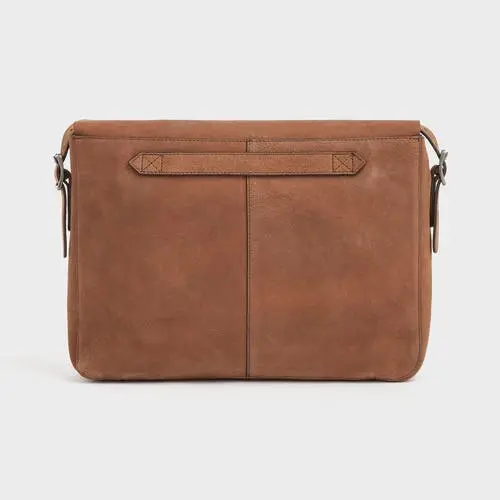 OSPREY LONDON The Clayton Leather Messenger Bag