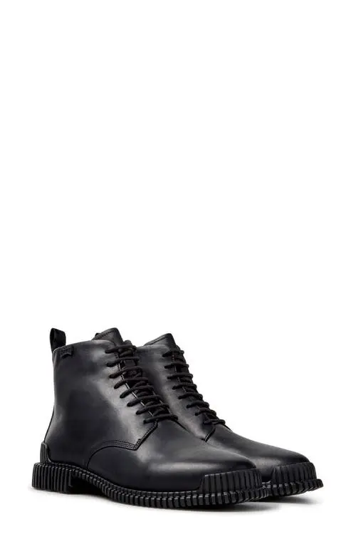 Camper Pix Lace-up Bootie - Black