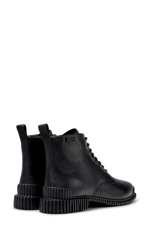 Camper Pix Lace-up Bootie - Black