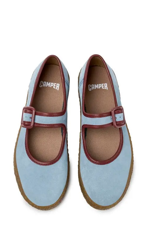 Camper Peu Terreno Mary Jane Flat - Light/pastel Blue