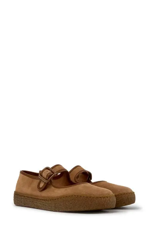 Camper Peu Terreno Mary Jane Flat - Medium Brown