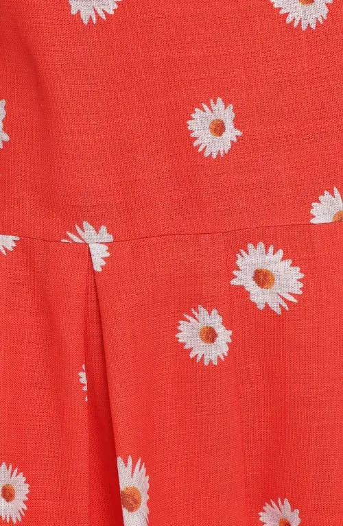 PETAL & PUP Floral Drop Waist Romper
