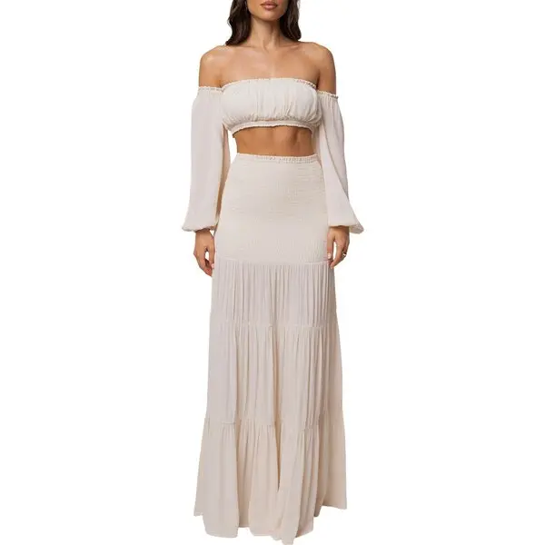 JLUXLABEL Solana Skirt Set - Ivory