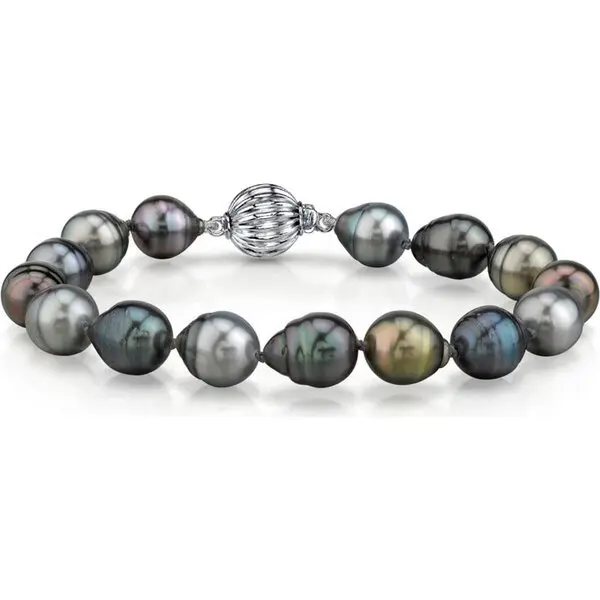 The Pearl Source Multicolor Baroque Pearl Bracelet - Multicolor Pearls