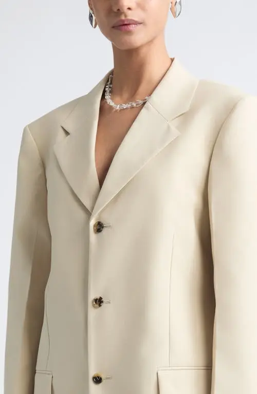 Bottega Veneta Faded Stripe Wool & Cotton Jacket