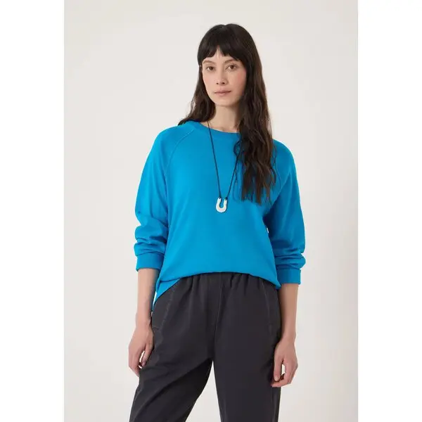 HUSH Matilda Raglan Top - Aqua Blue